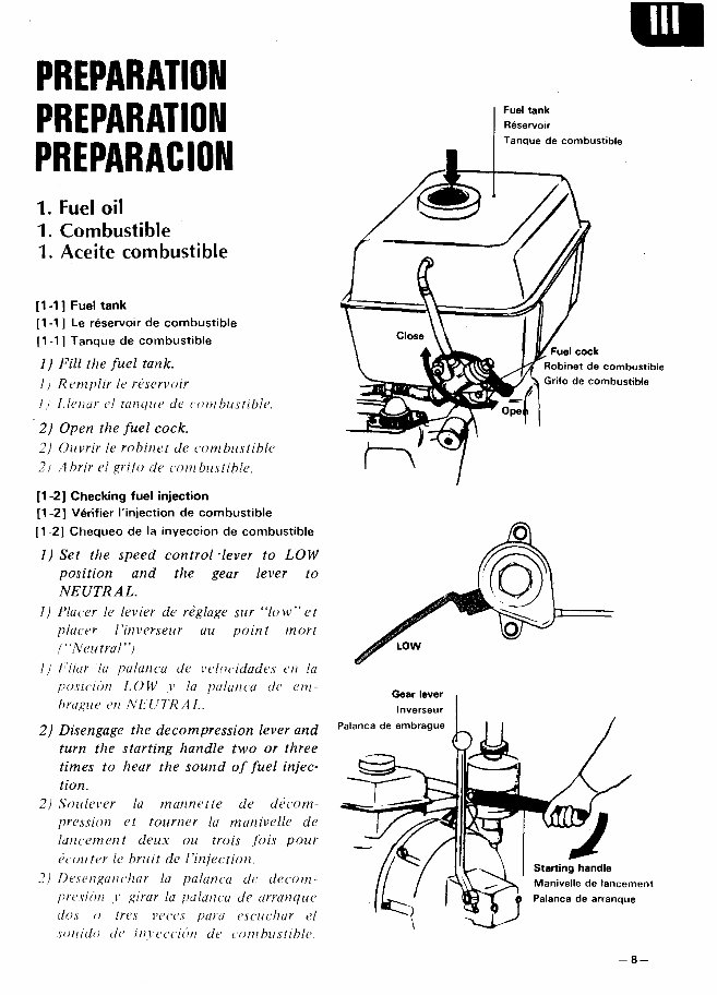 YANMAR YSE8, YSE12 Marine Diesel Engine Operation Manual