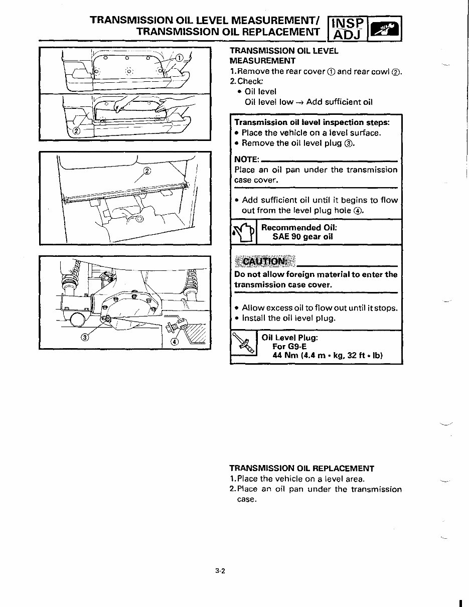 Yamaha G2 G9 Gas Electric Golf Cart Repair Manual