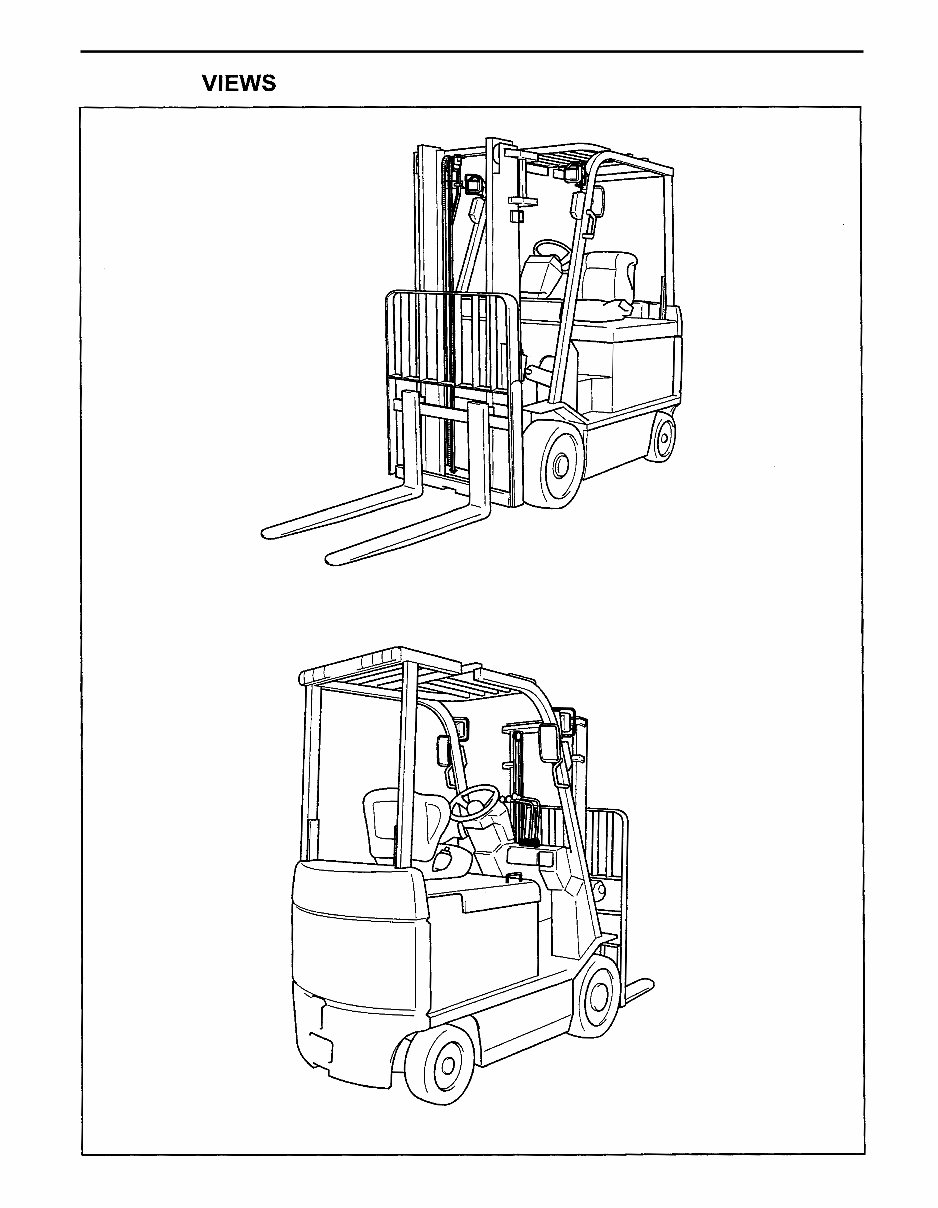 Toyota Forklift 7FBCU15, 7FBCU18, 7FBCU20, 7FBCU25, 7FBCU30, 7FBCU32 ...