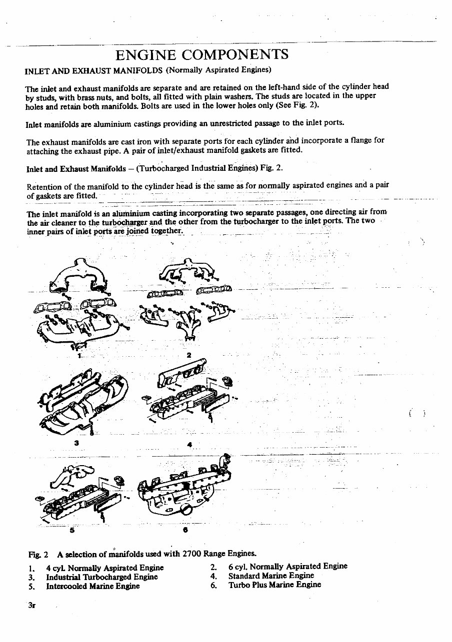 Ford 2704ET diesel turbo plus engine Service Manual