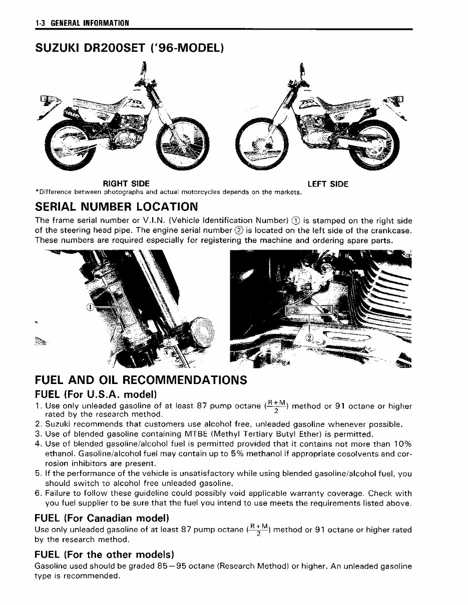 Suzuki DR200SE service manual repair 1996-2009 DR200 DR 200