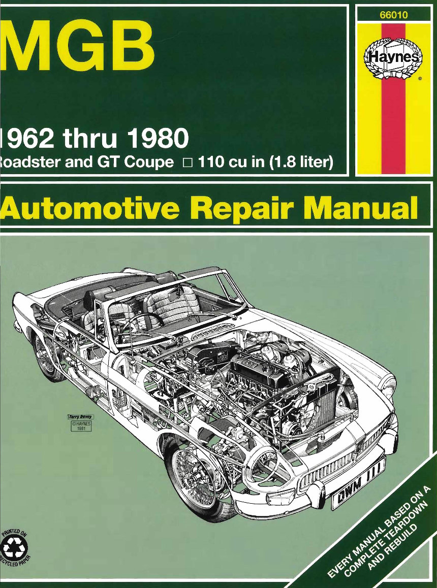 Mg Mgb Mgb Gt 1962-1977 Factory Service Repair Manual
