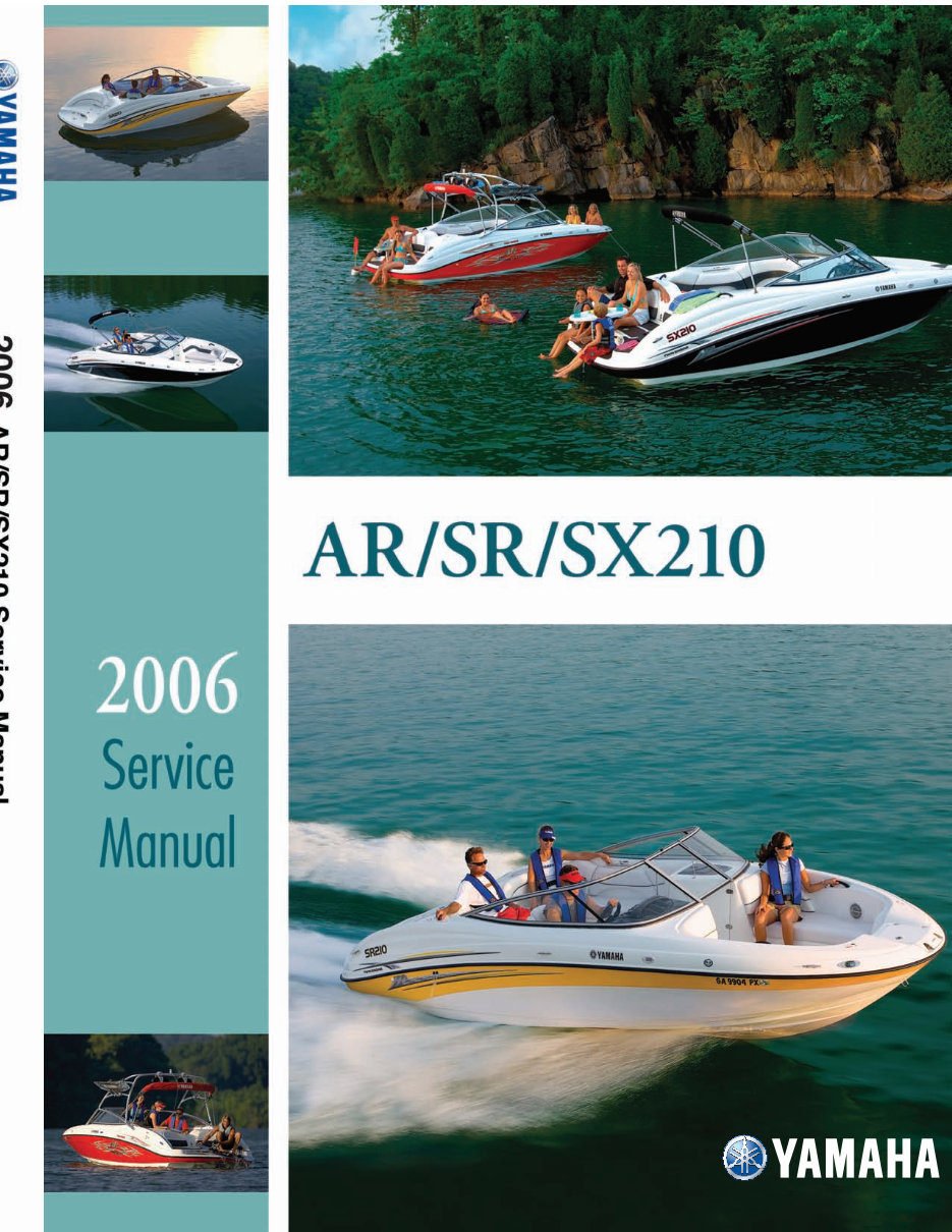 2011 Yamaha AR210 / SR210 / SX210 Boat Service Manual
