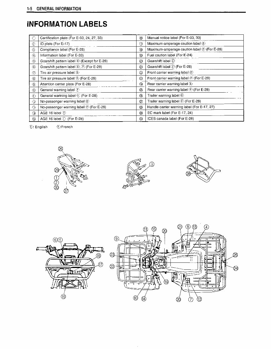 1999-2004 SUZUKI KING QUAD 300 Service Repair Manual LT-F300 LT-F300F ...