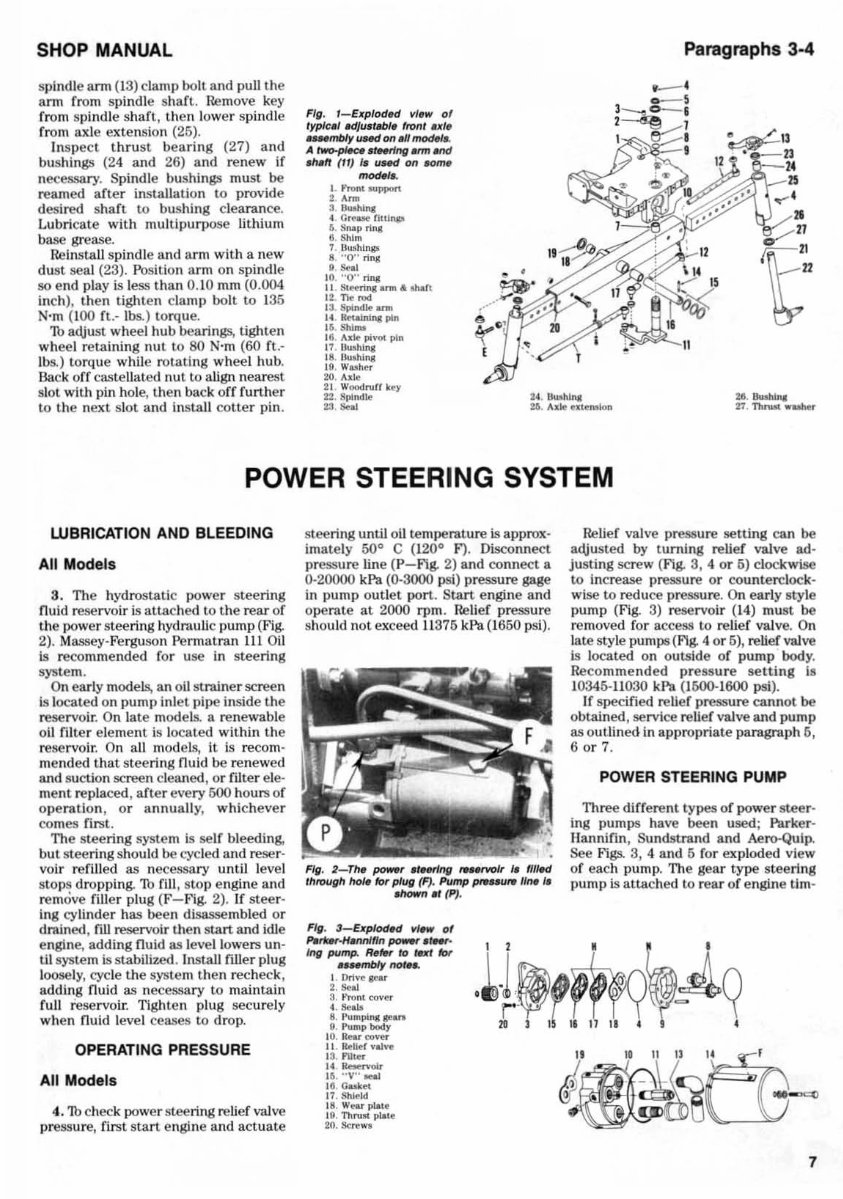 Massey Ferguson MF 270 Factory Service & Work Shop Manual
