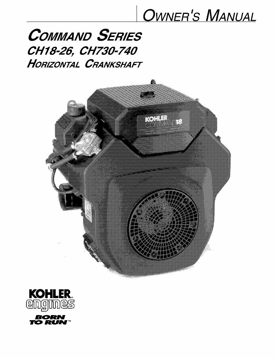 Kohler CH740 Engine Full Service Repair Manual