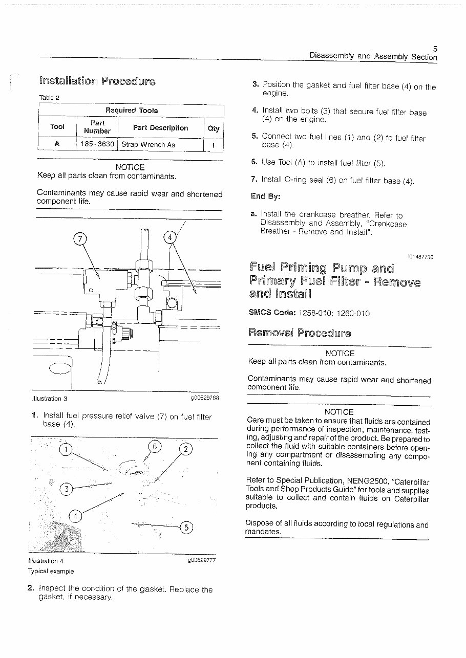 Cat 3114,3116 and 3126 engine service manual