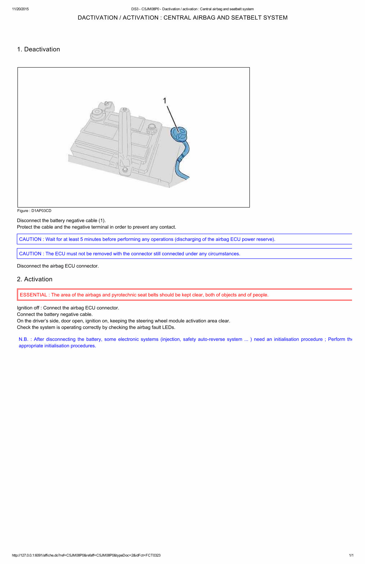 2015 CITROEN DS3 Service and Repair Manual | Manuals Online