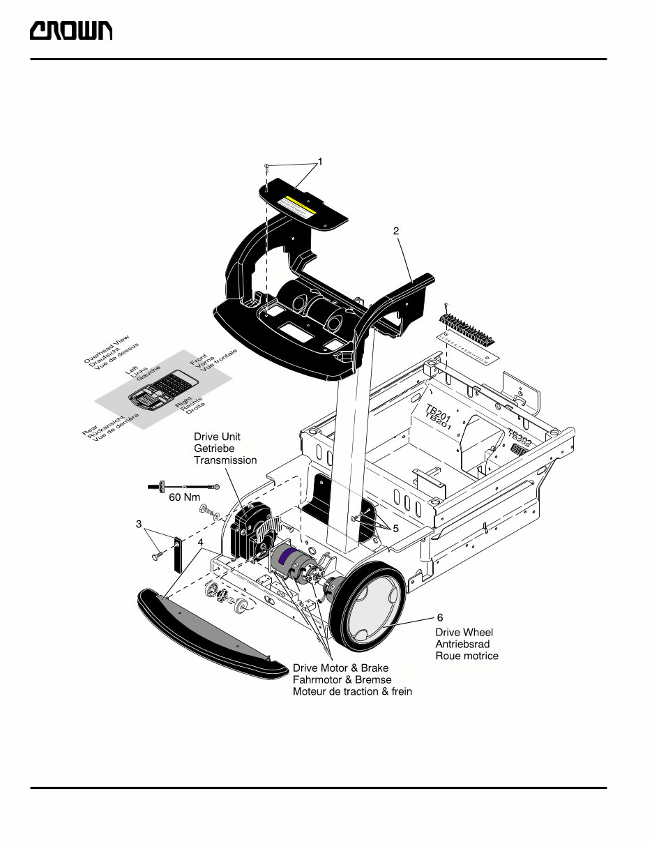 Crown Forklift WAVE Series Parts Manual
