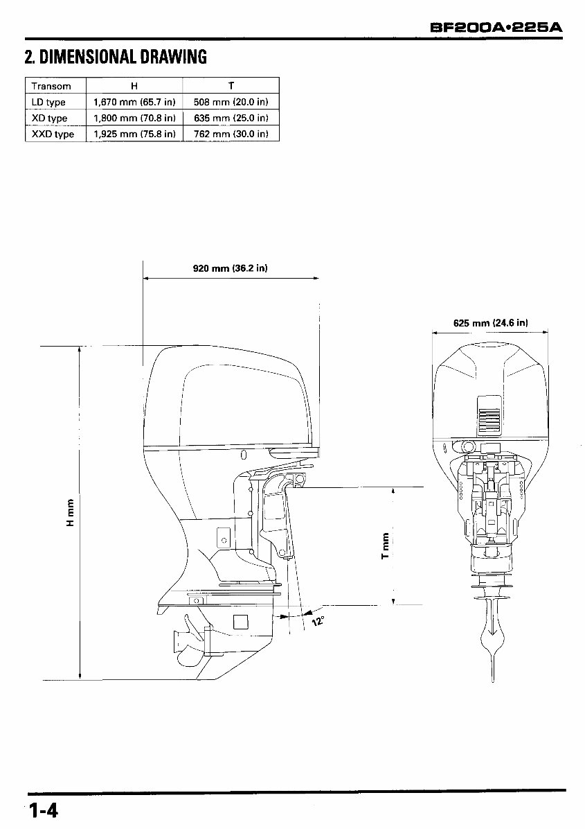 2001 Honda B200A/225A Outboard Service & Repair Manual