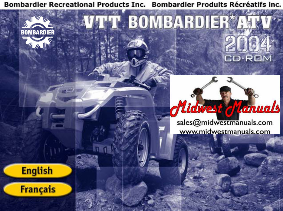 BRP CAN AM Outlander 330 400 HO MAX MAX XT ATV Service Repair Manual ...