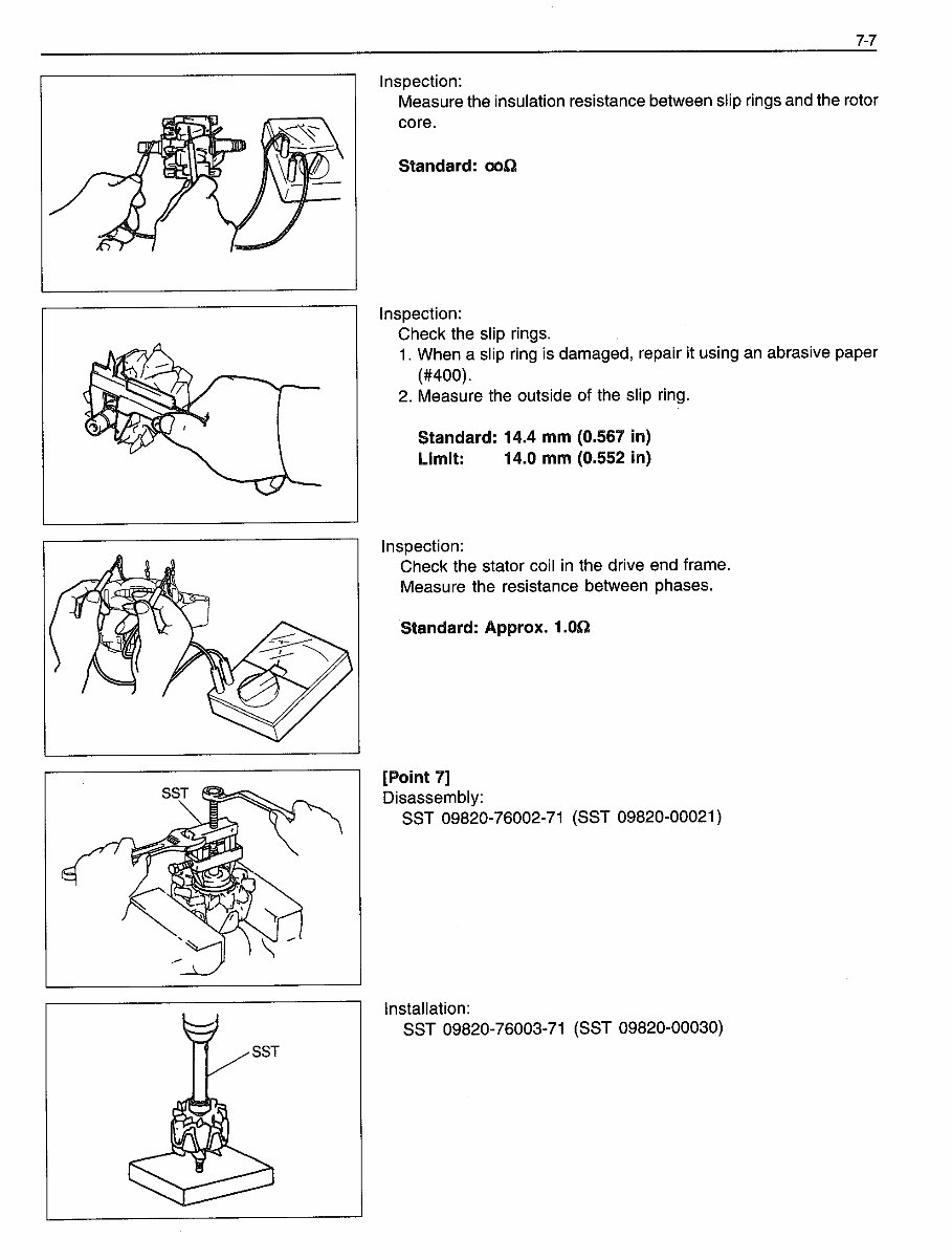 TOYOTA 1DZ-II Forklift Engine Workshop Service Repair Manual
