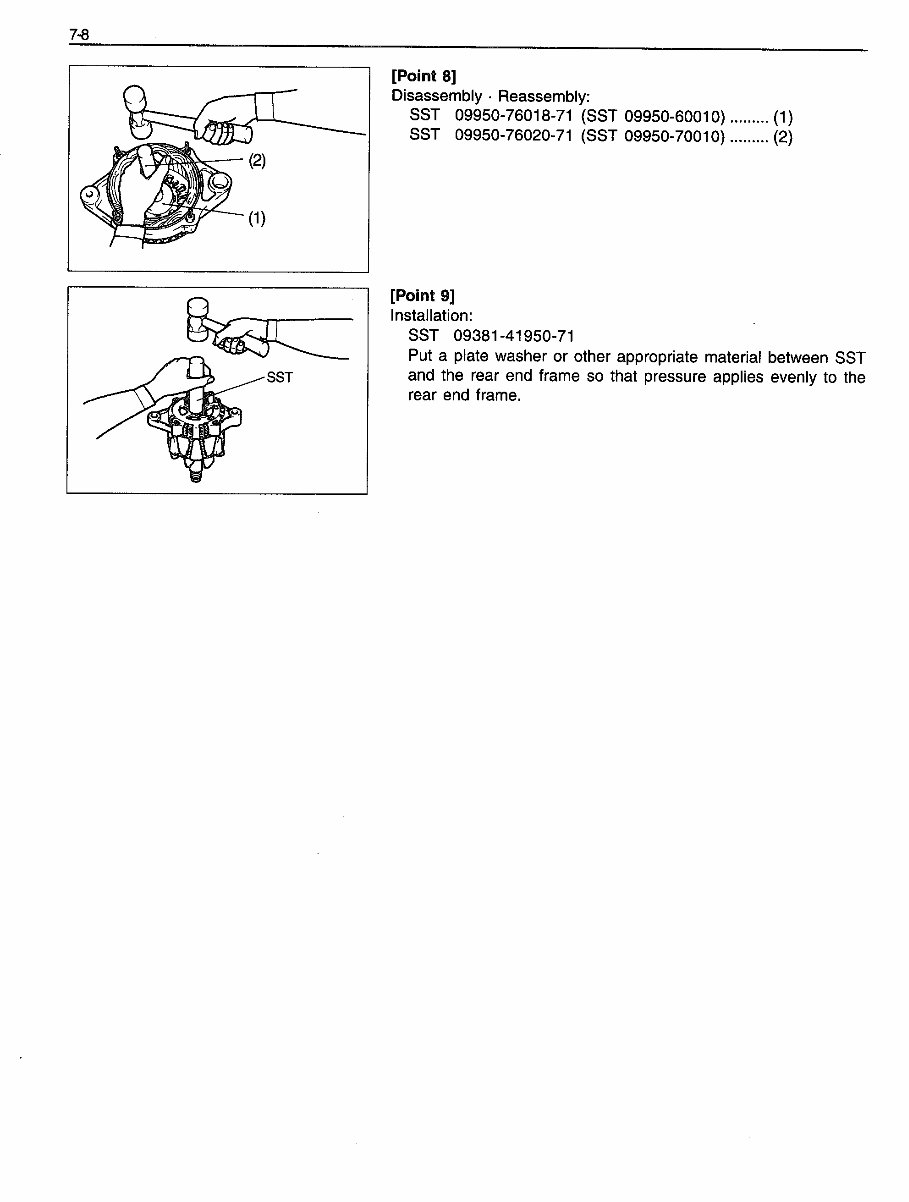 TOYOTA 1DZ-II Forklift Engine Workshop Service Repair Manual