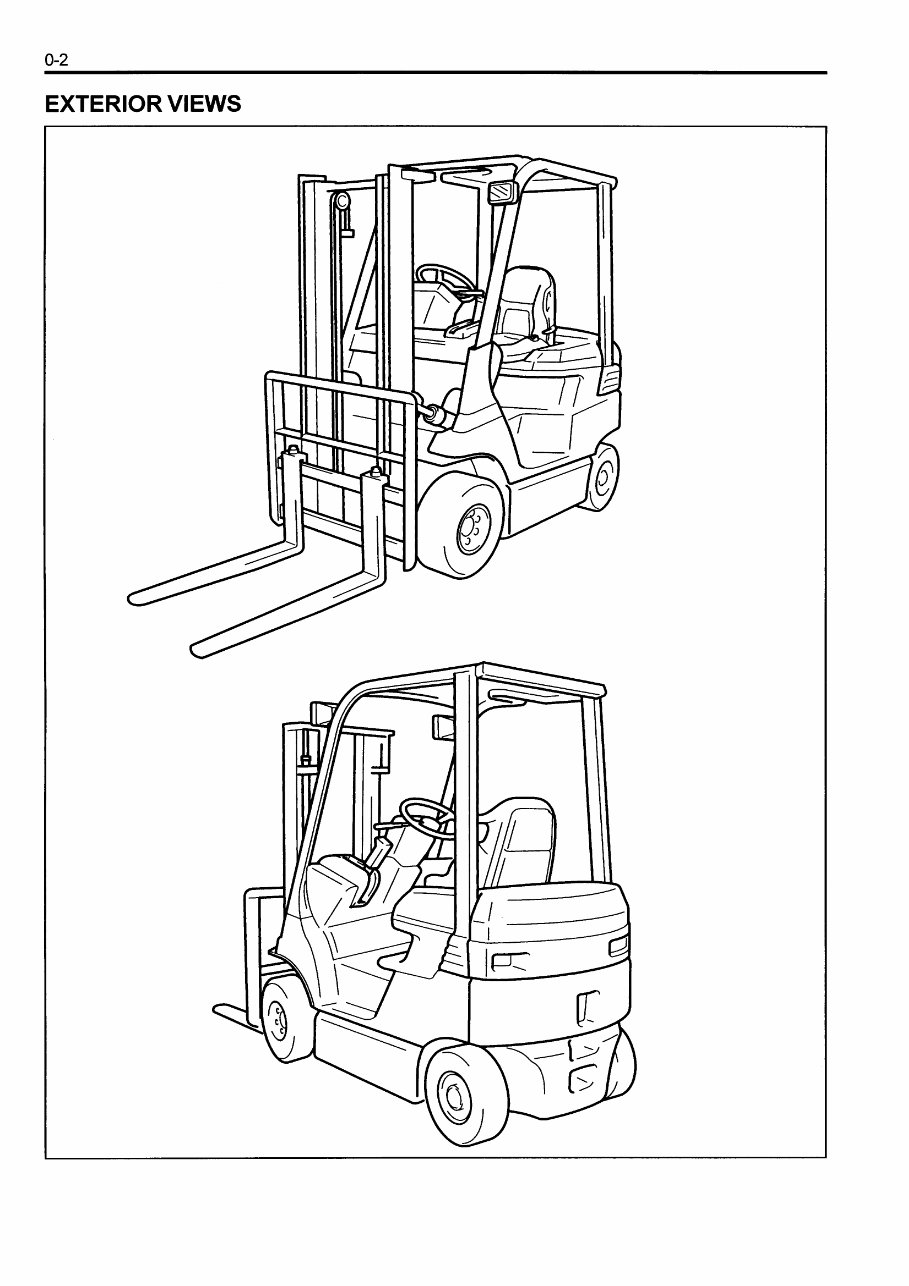 Toyota Forklift Truck 7FB10, 7FB14, 7FB15, 7FB18, 7FB20, 7FB25, 7FB30 ...