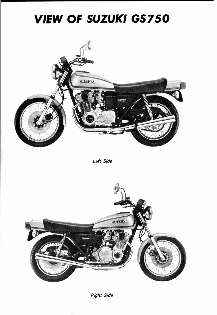 Suzuki GS 750 1982 Factory Service Repair Manual