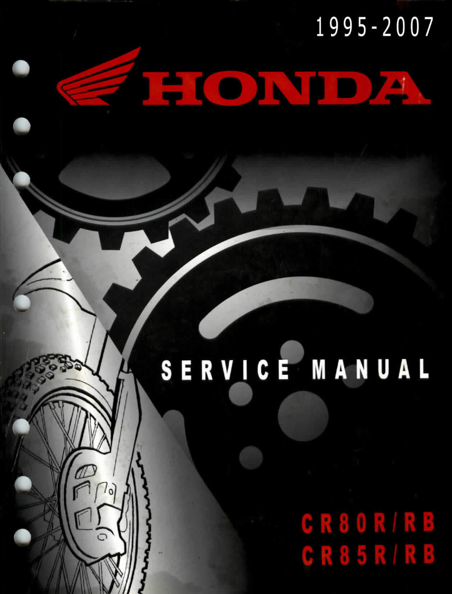 CR80R / CR85R service manual repair 1995-2007 CR80 CR85