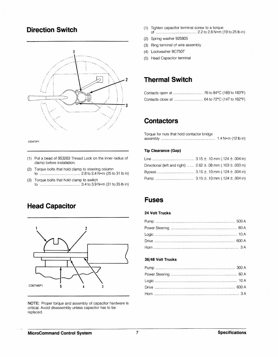 CAT Electric Forklift Truck Microcommand Control System EP13T, EP15T ...