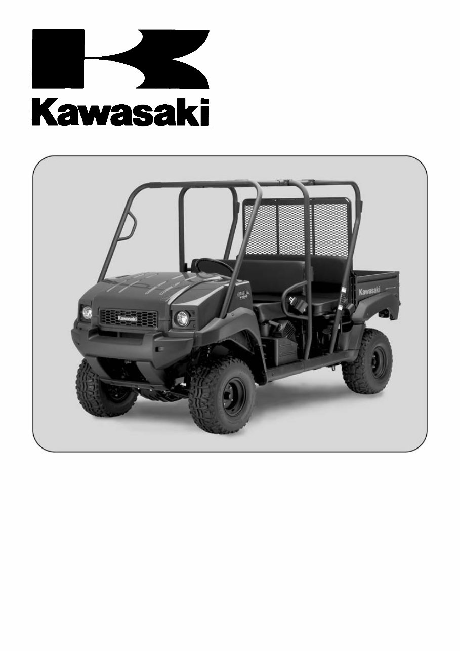 2009-2011 Kawasaki KAF620 Mule 4010 Trans 4x4 UTV Repair