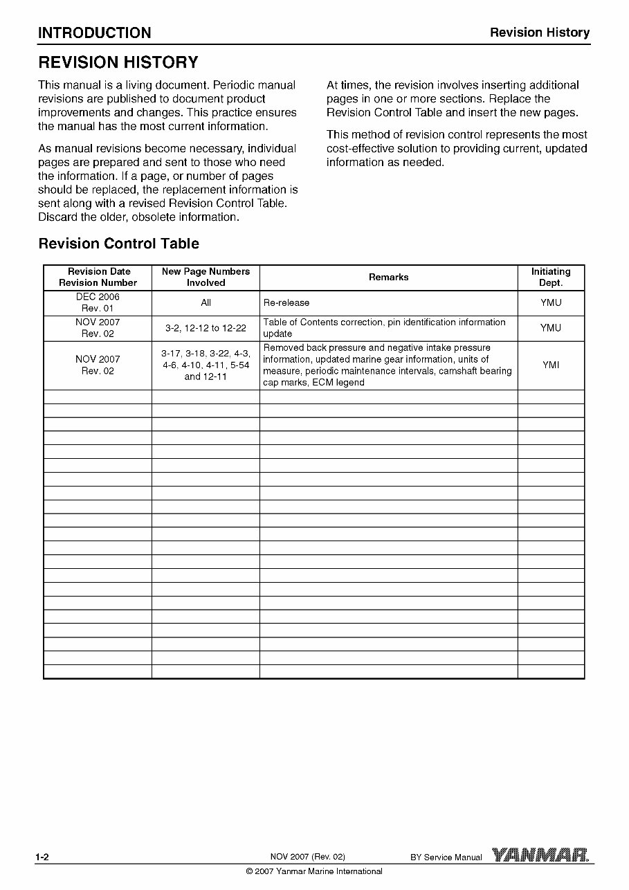 Yanmar Marine Diesel Engine 4BY-150/150Z, 4BY-180/180Z, 6BY-220/220Z ...