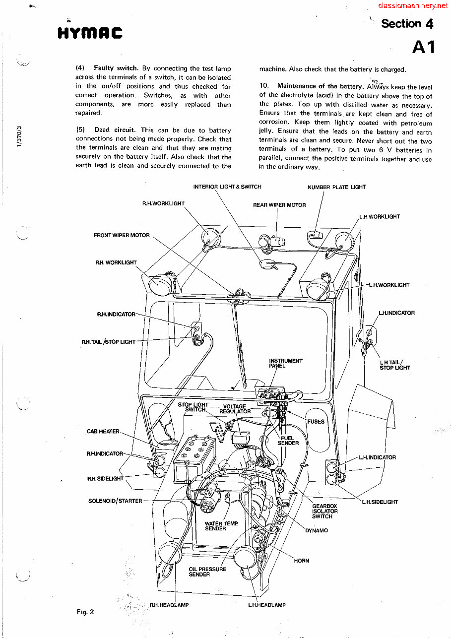 Hymac 370C Operator Owner Maintenance Manual