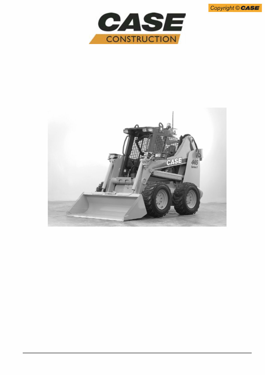 CASE 435 TIER 3 445 TIER 3 Skid Steer 445CT TIER 3 COMPACT TRACK Loader ...