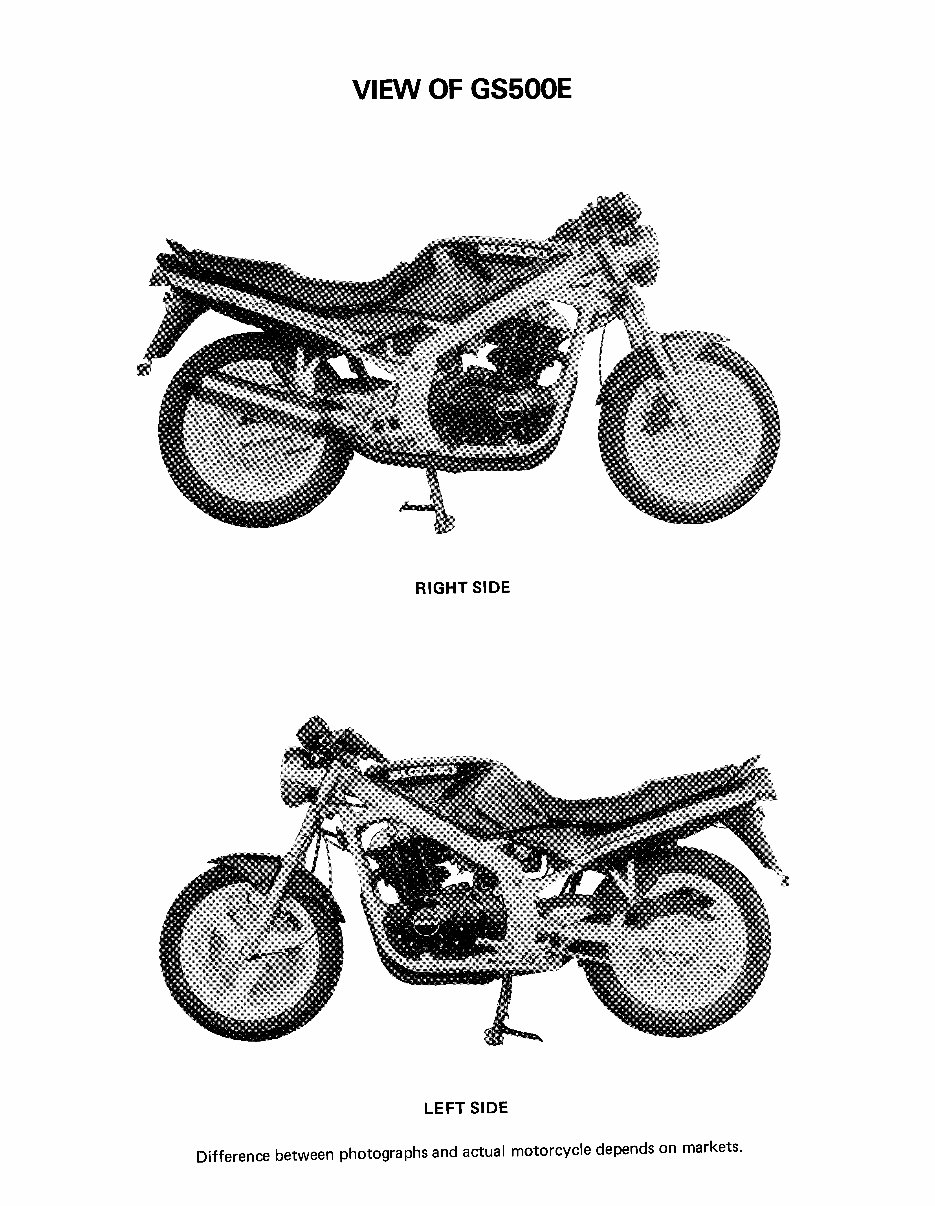Suzuki GS500E GS500 GS500F 1989 - 2009 Service Repair Manual