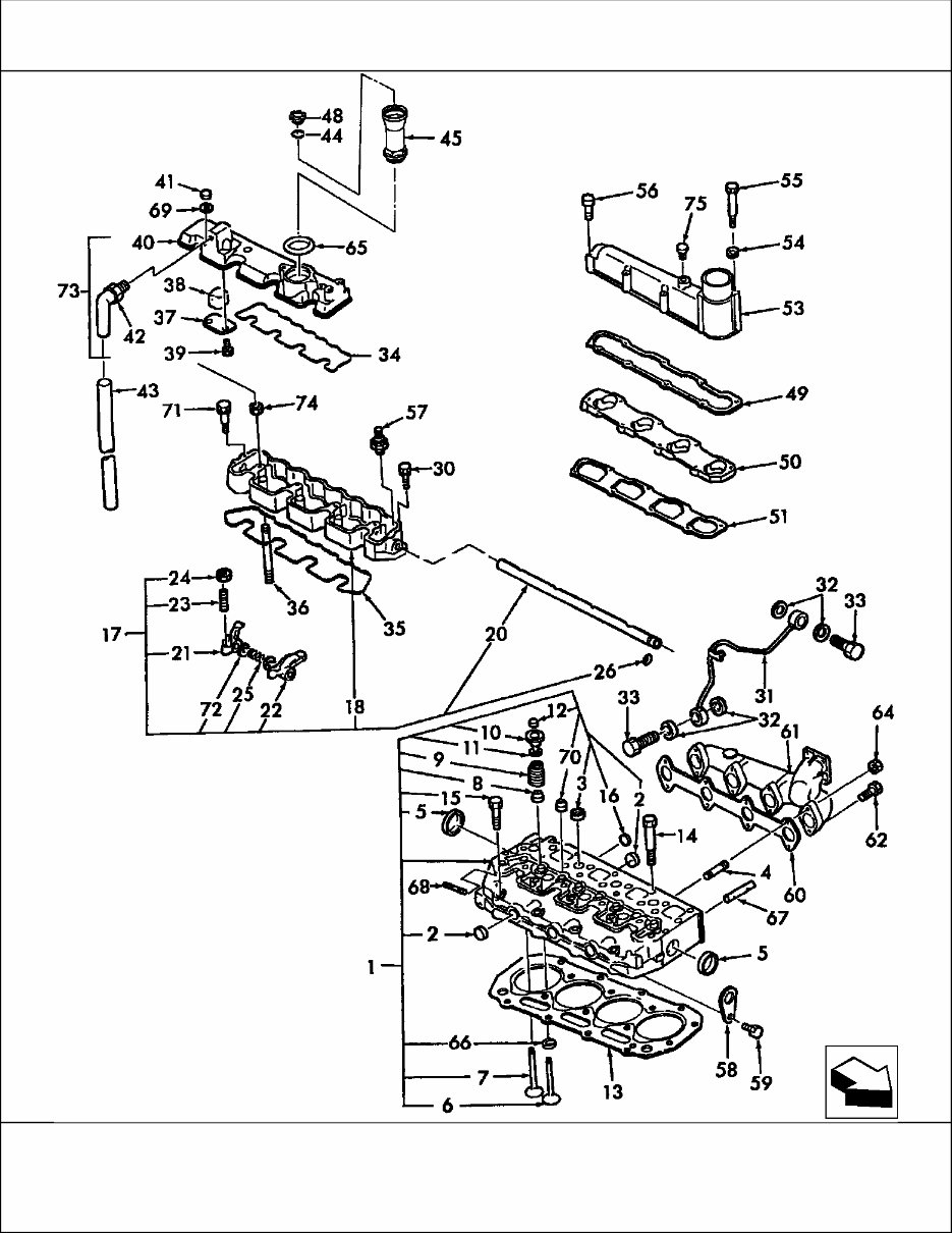 NEW HOLLand TC40D 4 CYLINDER DELUXE COMPACT Tractor MASTER ILLUSTRATED ...