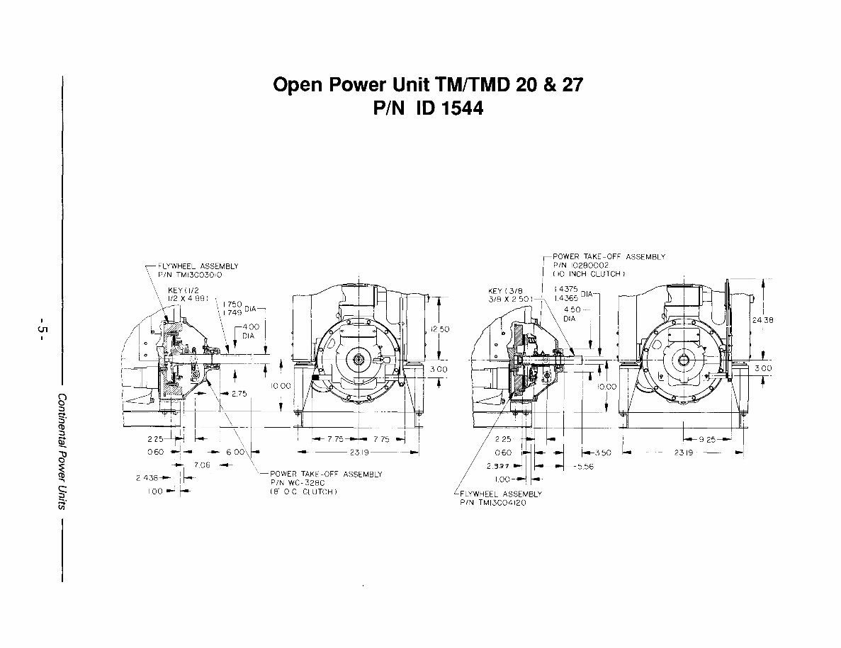 Continental TMD13 TMD20 TMD27 Diesel Engine TMD Series Operator ...