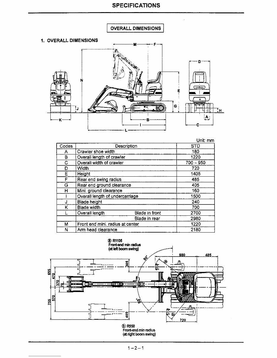 IHI 9NX Hydraulic Mini Excavator Service & Repair Workshop Manual