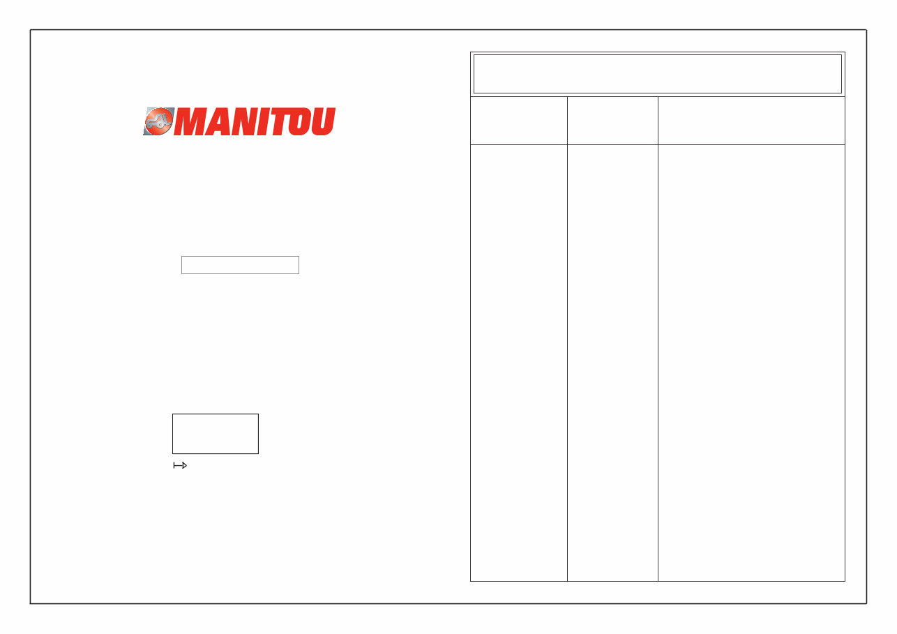 MANITOU MT Series Parts Part Manual With Exploded Views