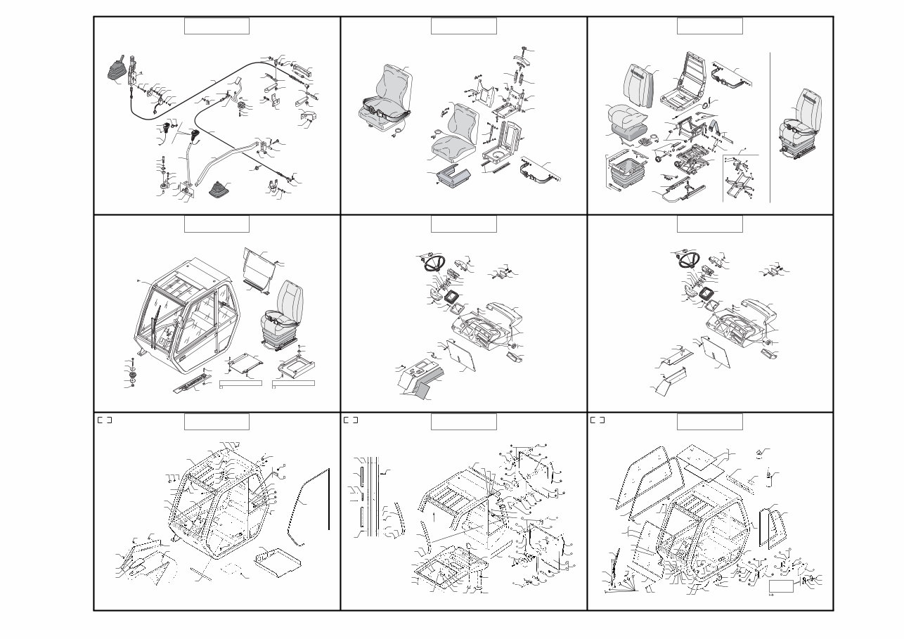 MANITOU MT Series Parts Part Manual With Exploded Views