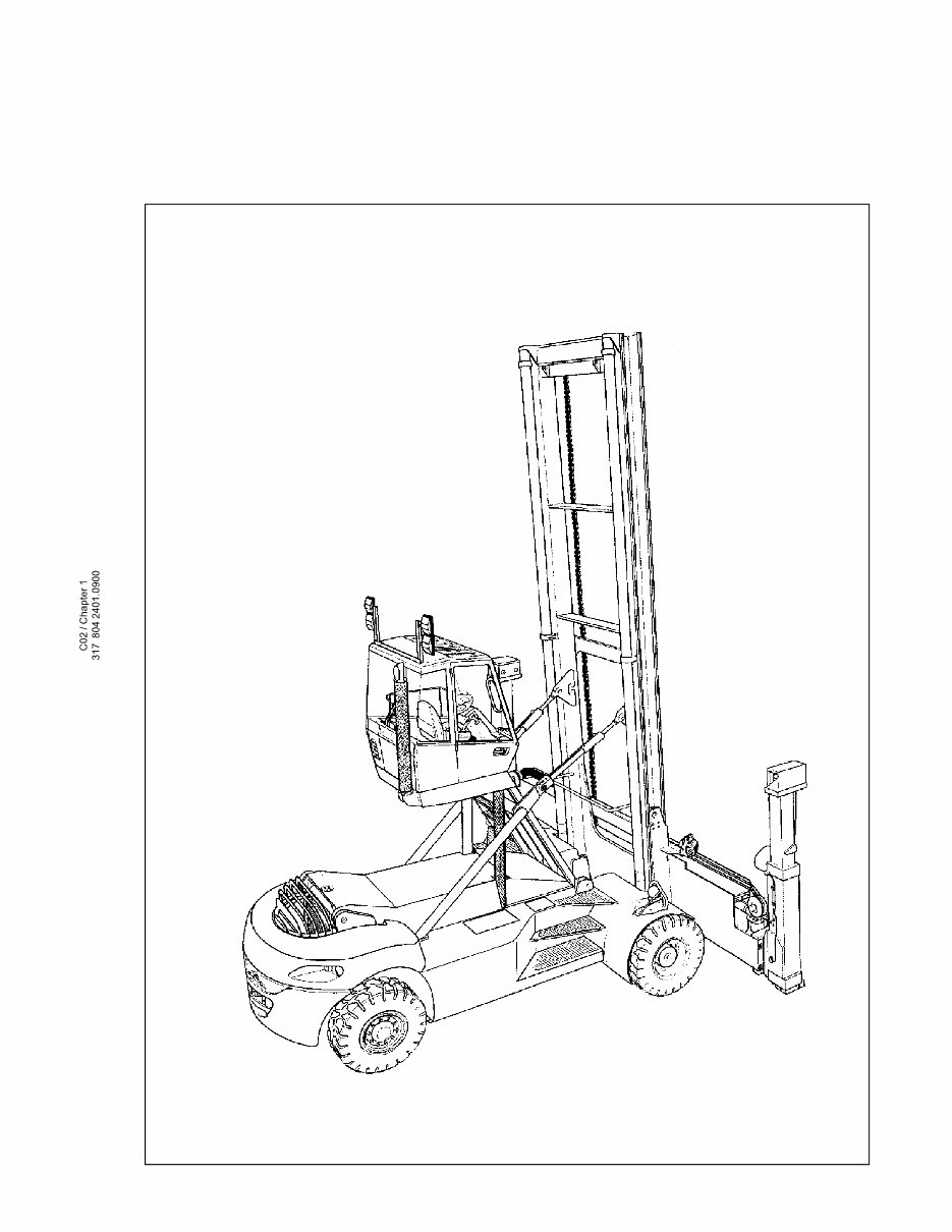 Linde Container Handler Type 317: C80/3, C80/4, C80/5, C80/6 Service ...