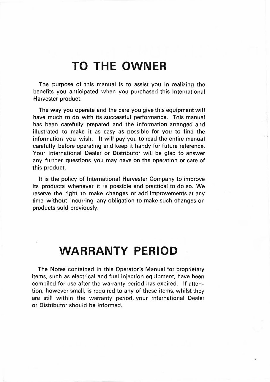 IH Hough H30B H-30B Payloader Operators Instruction Manual - IMPROVED