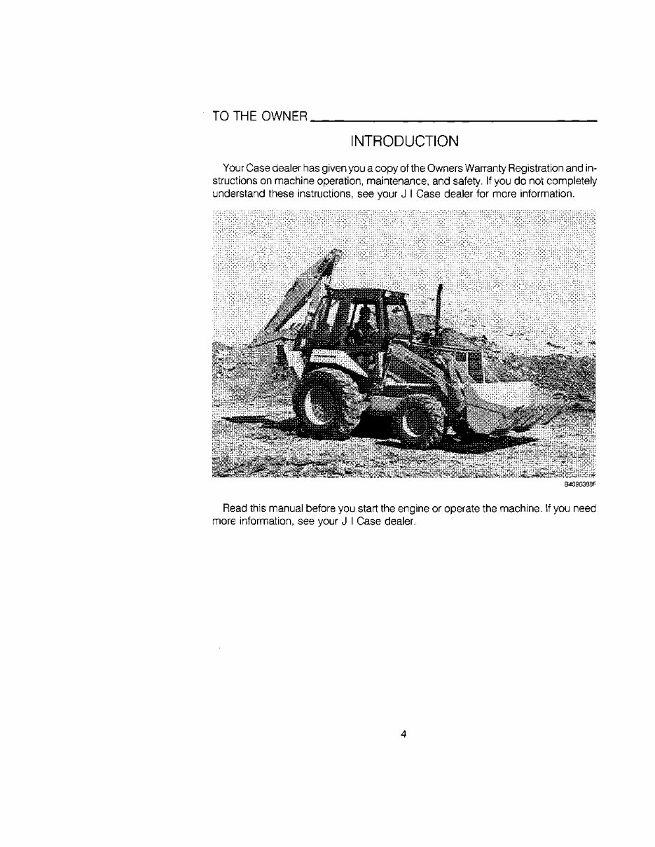Case 680L Loader Backhoe Operators Owner Instruction Manual - IMPROVED