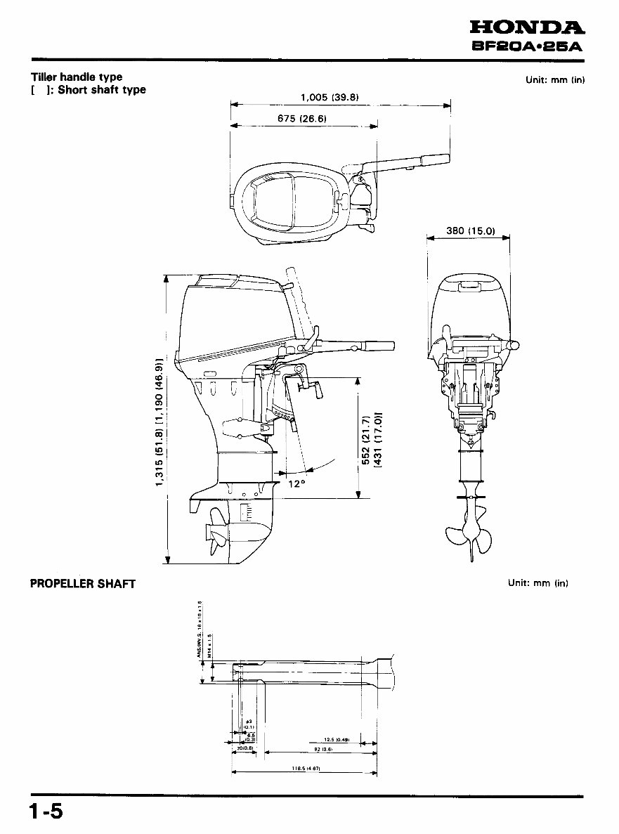 HONDA OUTBOARD BF20A BF25A BF30A Engine Full Service & Repair Manual