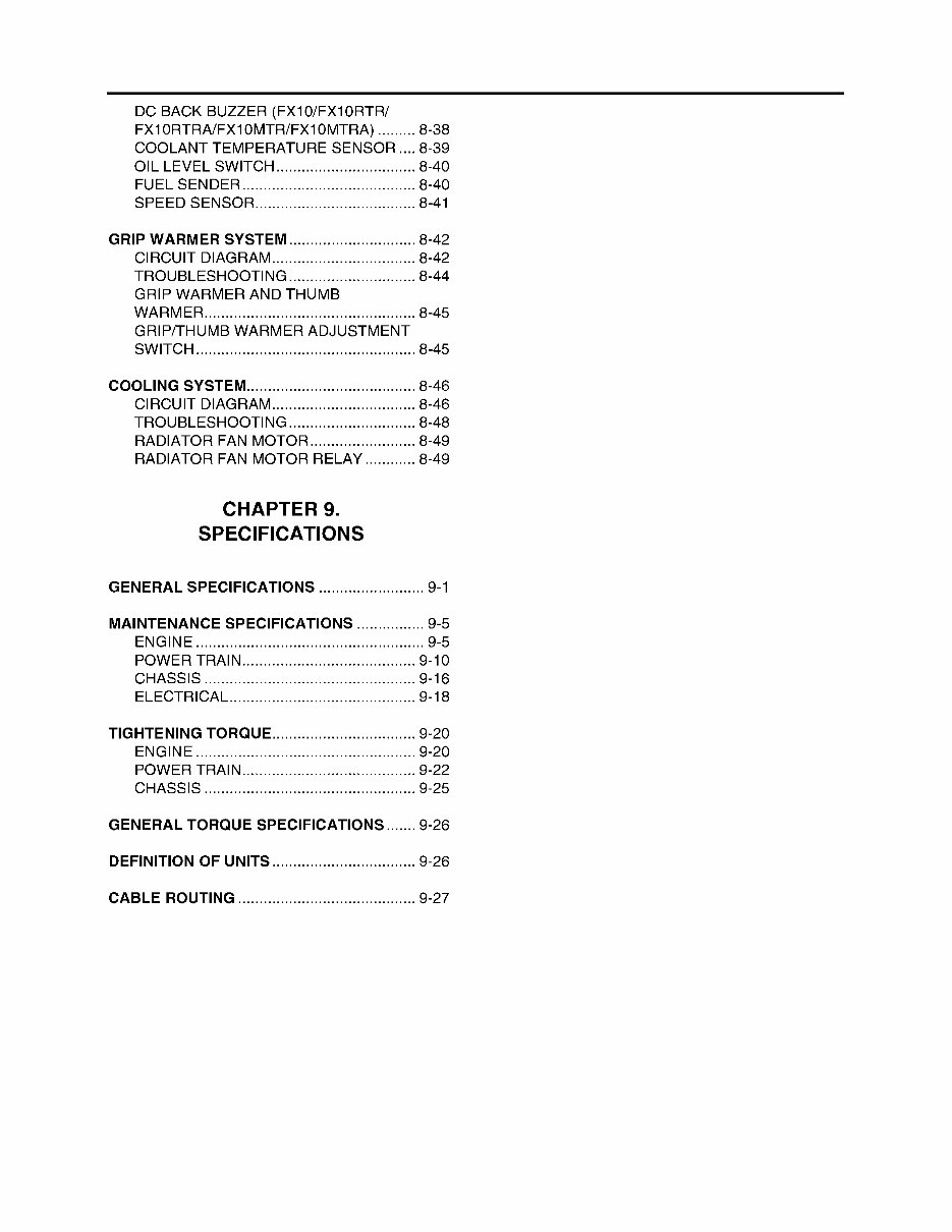 2011 Yamaha FX NYTRO / XTX / RTX / RTX SE / MTX SE 162 / MTX SE 153 / MTX Snowmobile Service Manual