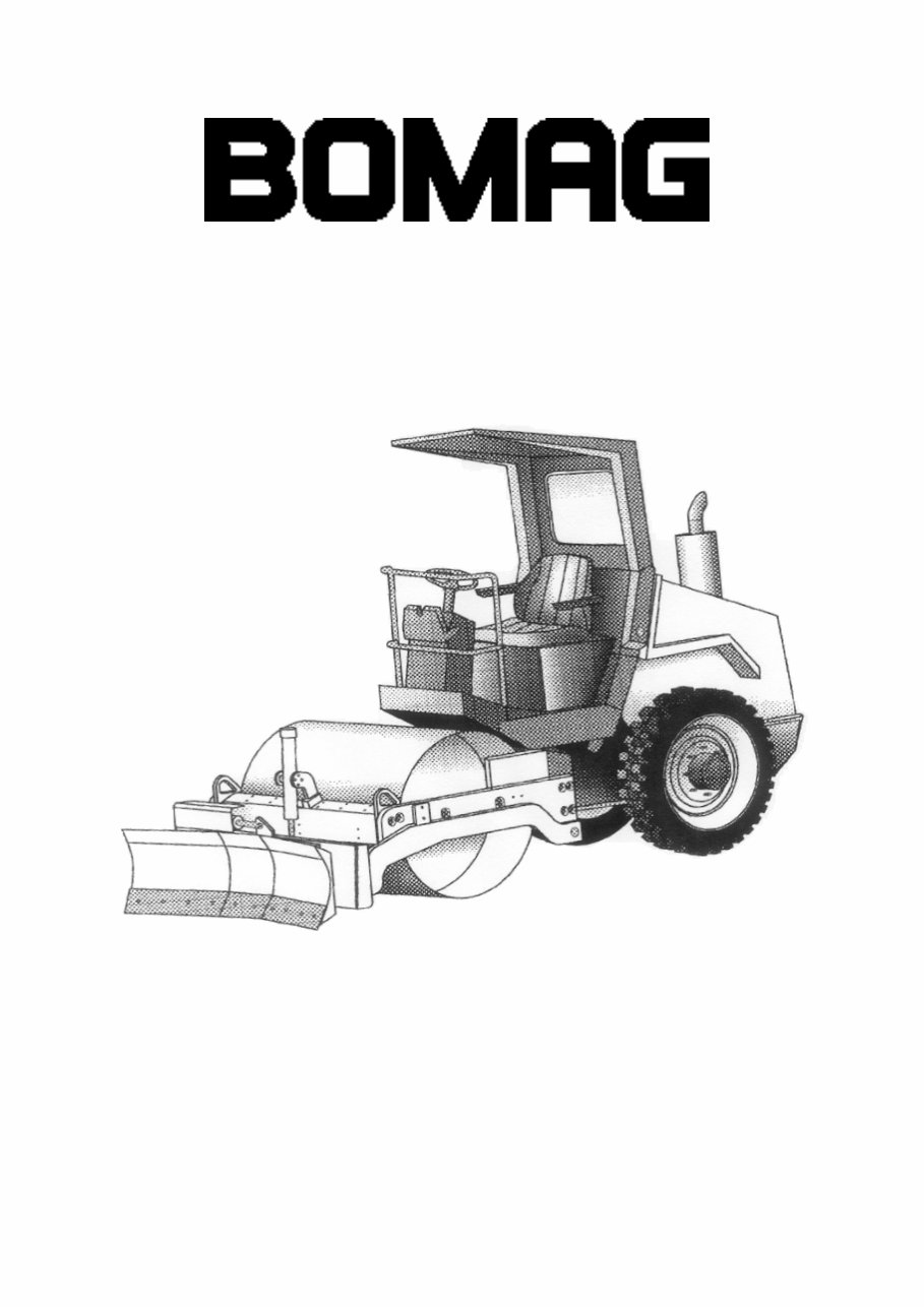 Bomag BW 124 DH-3, BW124 PDH-3 Single Drum Roller Workshop Service ...