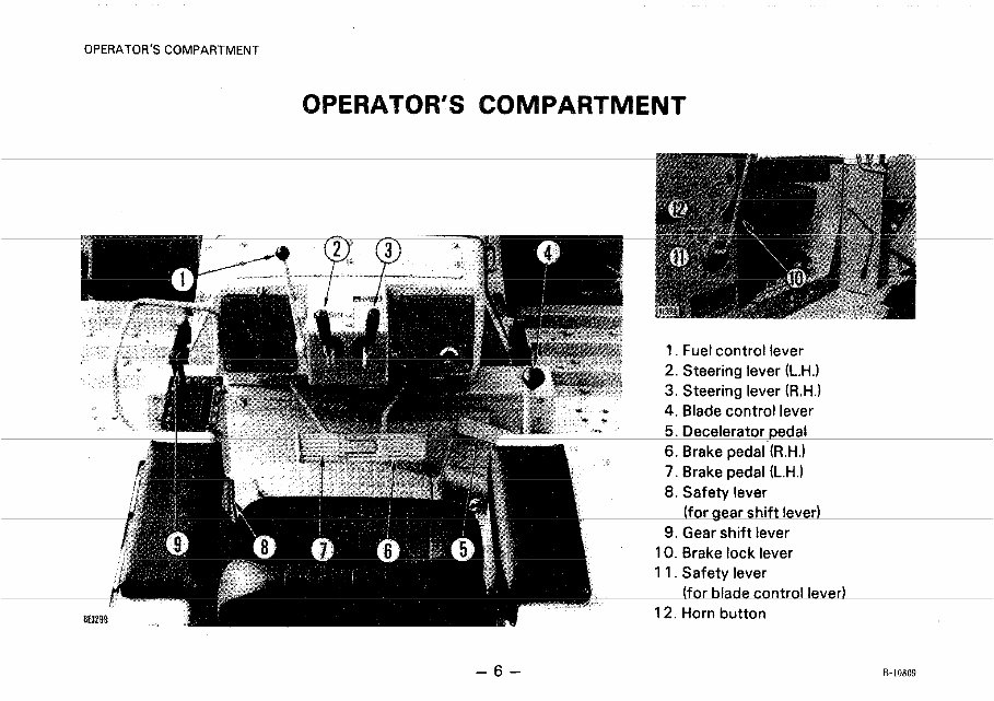 KOMATSU D65A-8, D65E-8, D65P-8 BULLDOZER Operation & Maintenance Manual