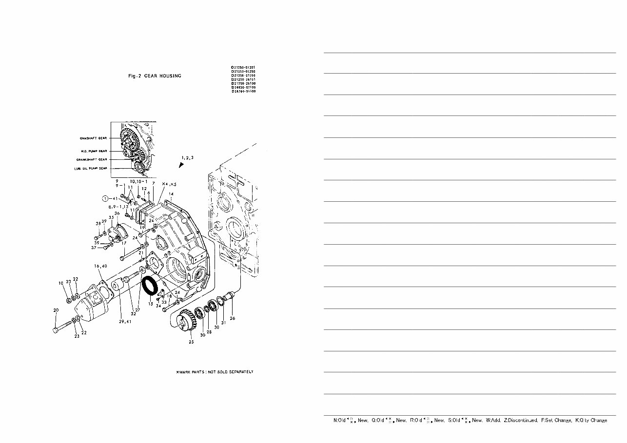 Yanmar YM336 / YM336D Tractor Parts Catalog
