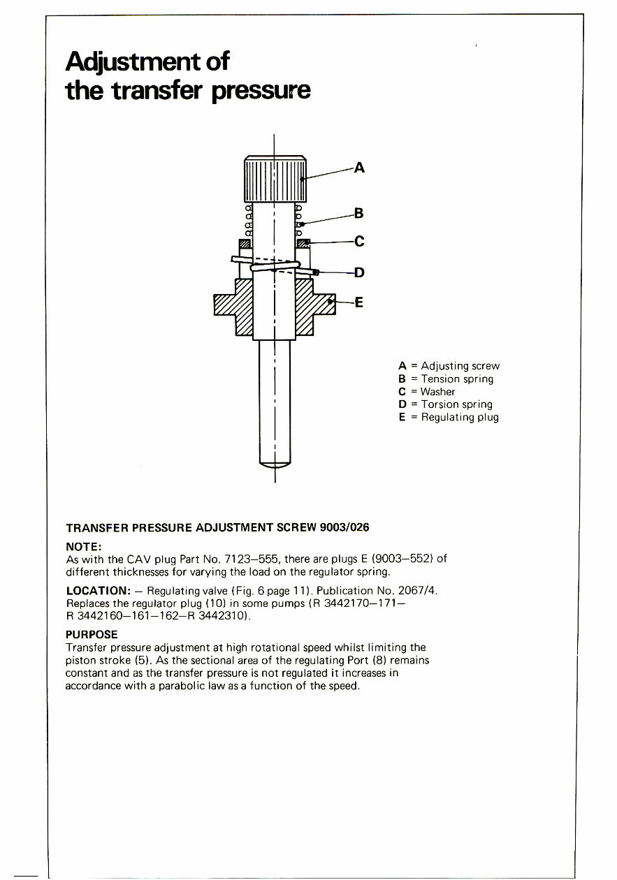 Cav Dpa Fuel Pumps Workshop Manual | Manuals Online