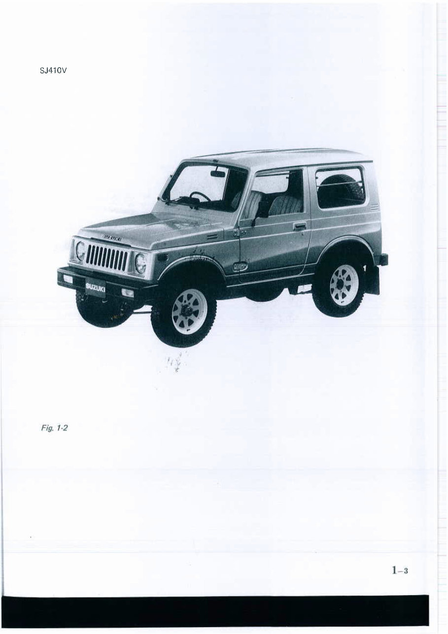 SUZUKI SIERRA SJ410 SJ410V SJ410K SJ40 Workshop Manual