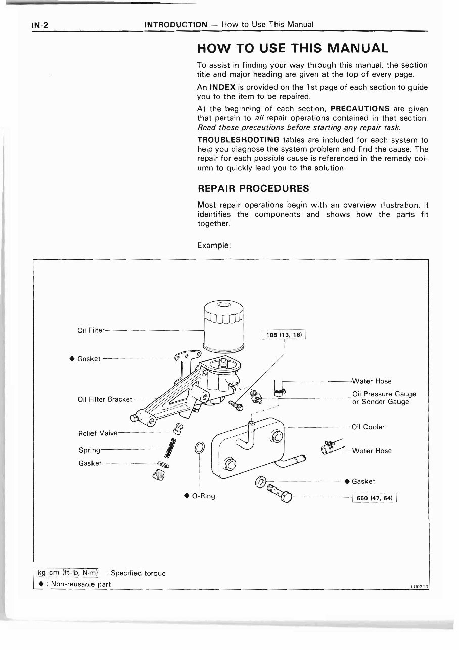 4.0L 3F & 3F-E Engine 1984-1992 Workshop Service Manual