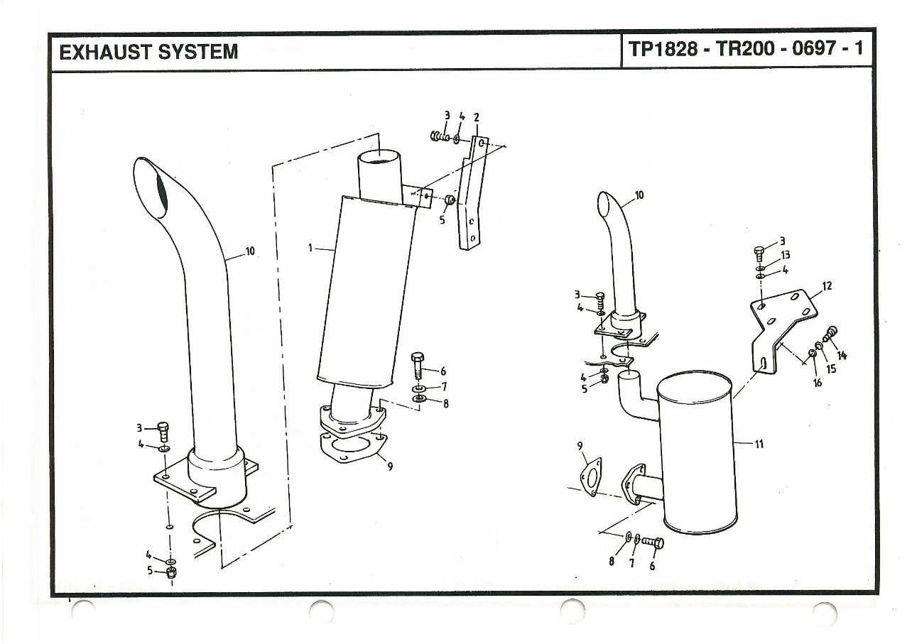 Matbro Telehandler TR200 Powershift Parts Manua