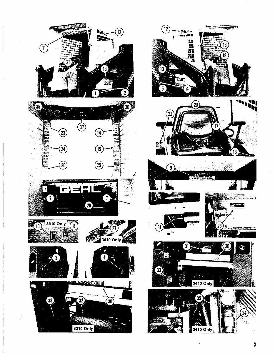 GEHL 3310/3410 Skid Loader Parts Manual | Manuals Online