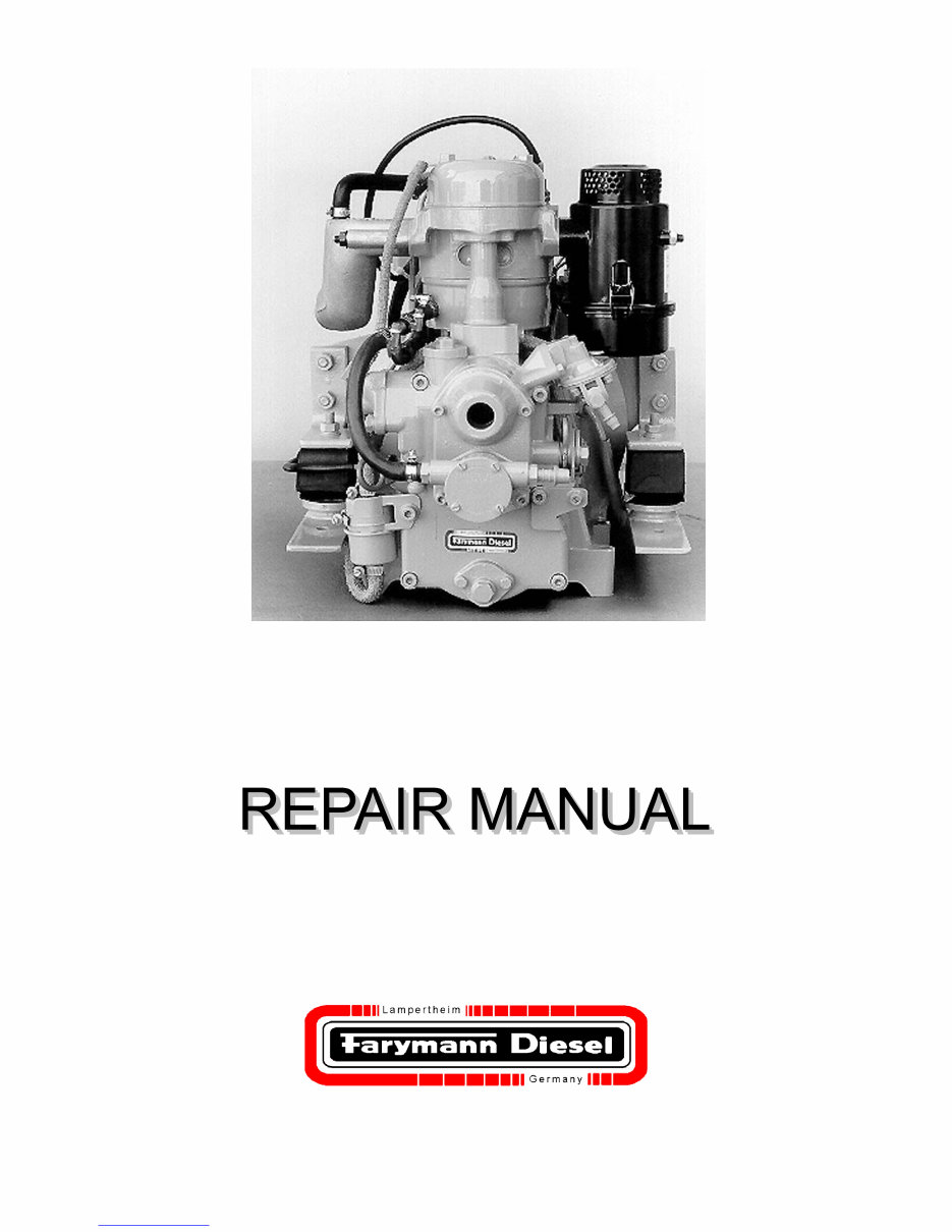 Farymann 15W 18W 32W Diesel Engine Complete Workshop Repair Manual