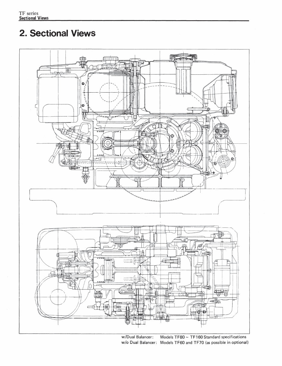 YANMAR TF160 TF160-H TF160-E TF160-L Engine Full Service & Repair Manual