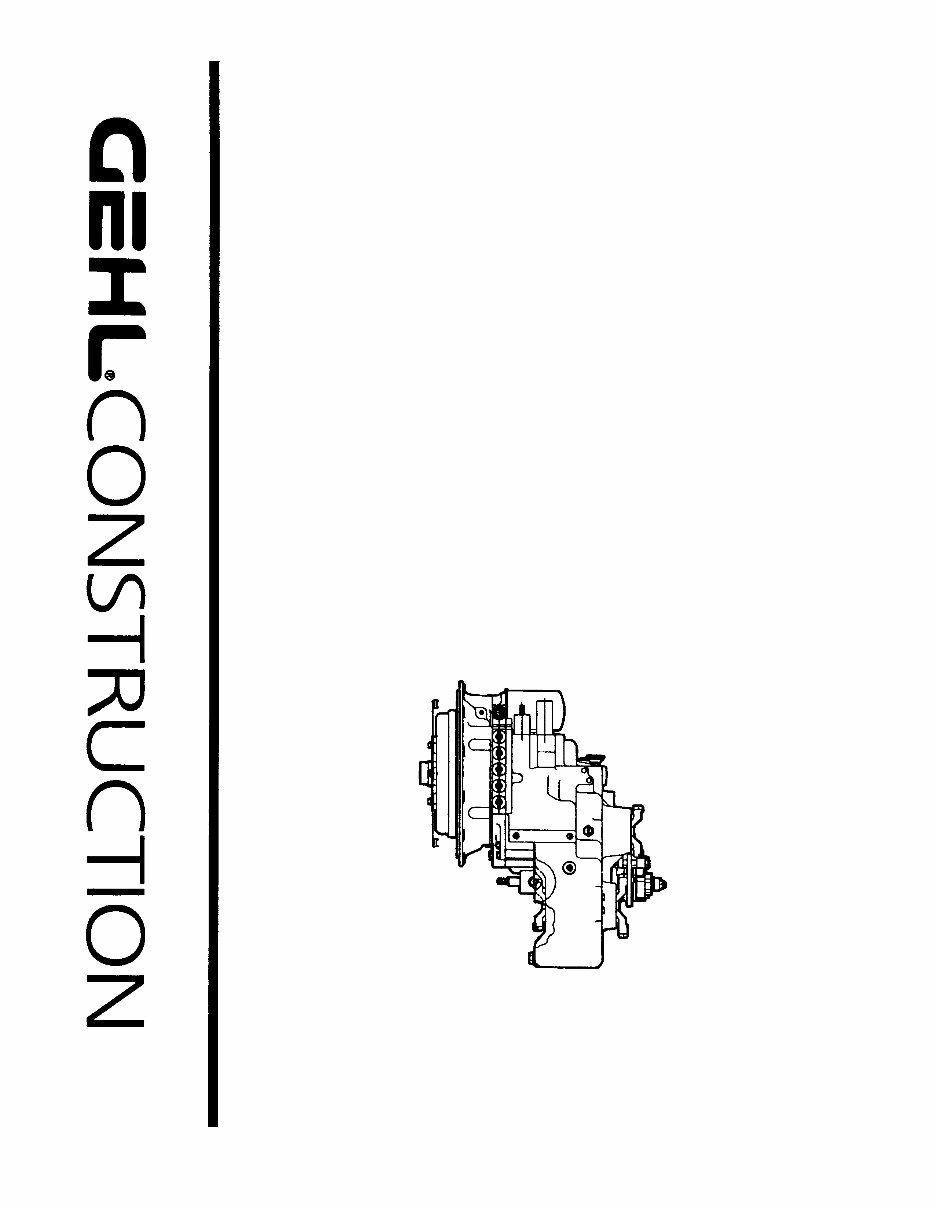 GEHL T12000/T18000 Clark Transmissions Parts Manual