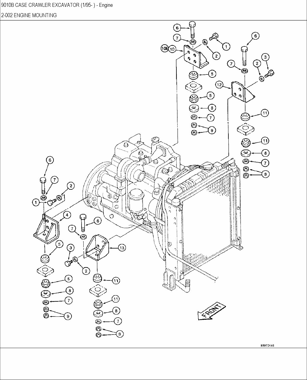 CASE 9010B Excavator Parts Catalog Manual | Manuals Online