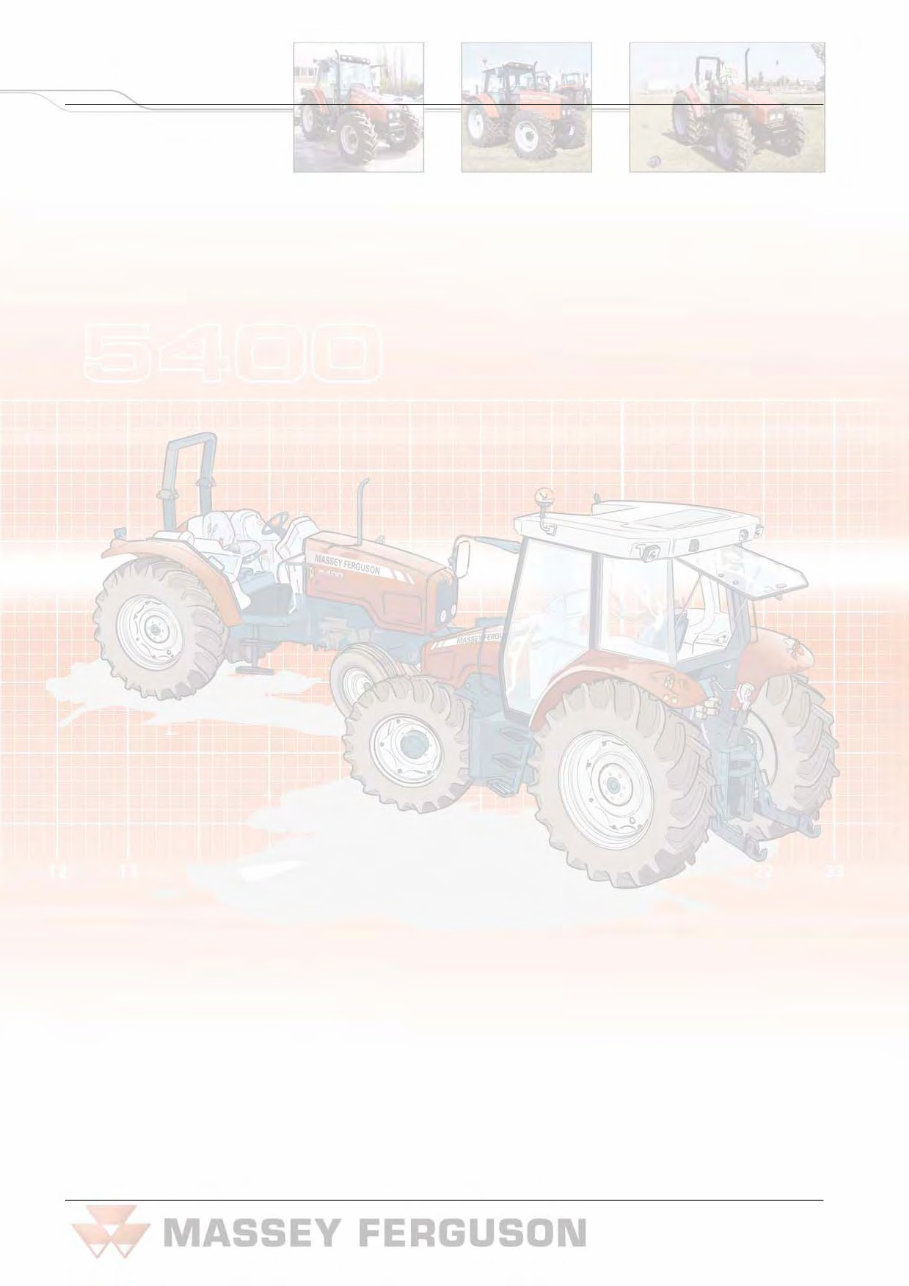 Massey Ferguson MF 5400 Series MF5425 MF5435 MF5445 MF5455 MF5460 ...