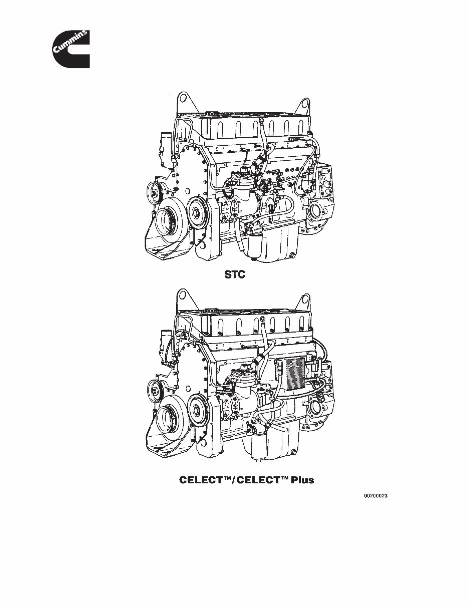 Cummins Service Diesel Engine M11 STC Celect Plus Industrial Operation ...